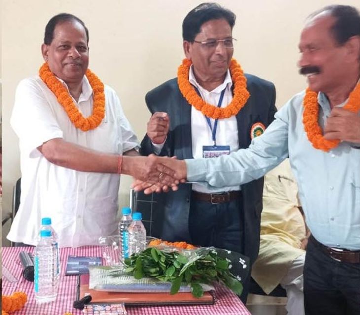 Taran Singh became the president of the Tehsil branch of the Pensioners ...