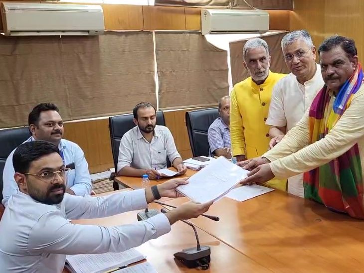 Faridabad Prithla BJP candidate Tekchand Sharma nomination | फरीदाबाद ...