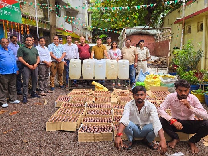 Chhattisgarh Raipur Excise department action | मोतीलाल साहू चला रहा था ...