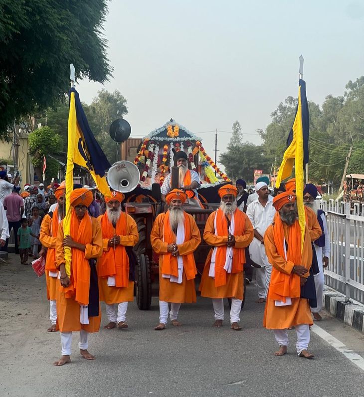 Nagar Kirtan dedicated to the first Prakash Divas of Sri Guru Granth Sahib Ji was organised ...