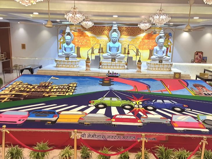 In the tableau of Digambar Jain Samaj Pardesipura, Digambar Jain Samaj ...