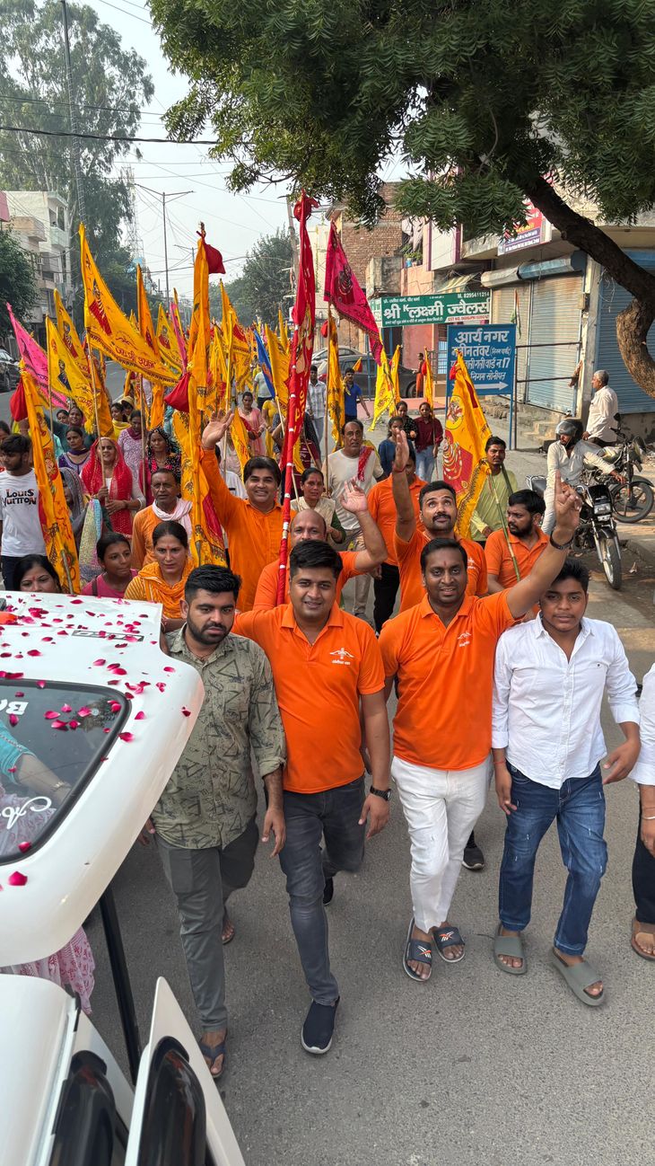 Khatu Shyam Nishan Yatra was taken out with great pomp, devotees ...