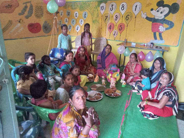 Workers celebrated Mangal Diwas | कार्यकर्ताओं ने मनाया मंगल दिवस ...