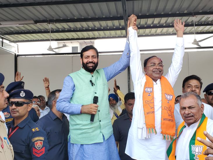 Haryana Subhash Bansal supports BJP | Sohna News | सोहना में सुभाष बंसल ...