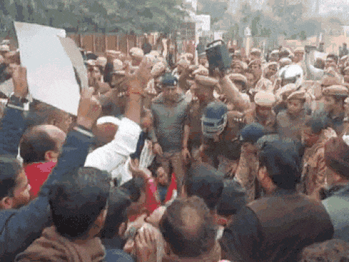 uttar pradesh varanshi IIT-BHU students suspended for protesting gang ...