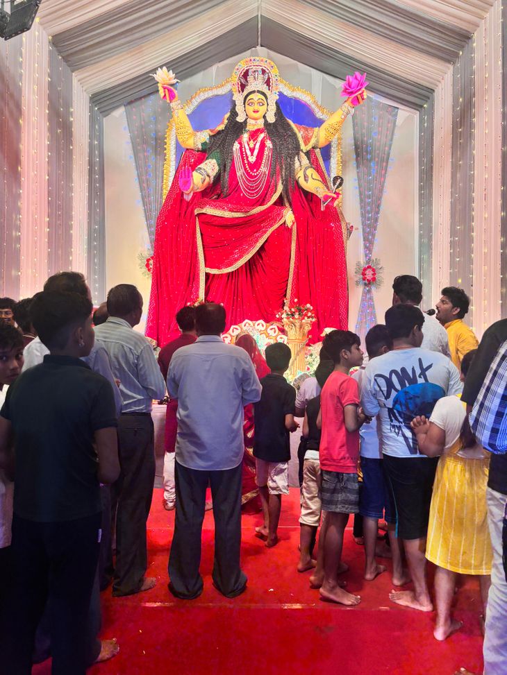 20 feet high statue of Maa Mansa Devi incarnate | मां मनसा देवी स्वरूप विराजित की 20 फीट ऊंची ...