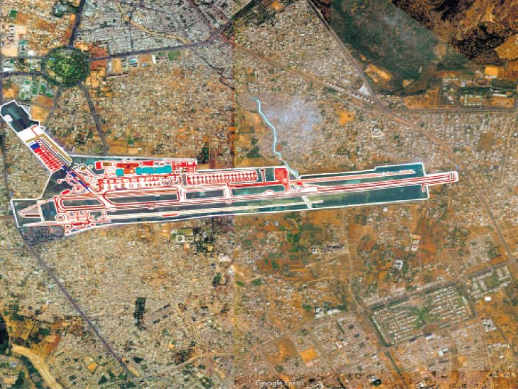 A 3-meter peripheral corridor will be built around the airport boundary ...