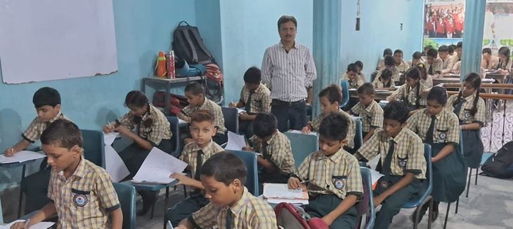 Monthly examination on OMR sheet from class one onwards