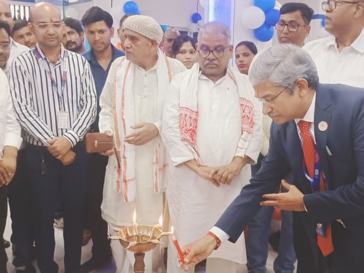 The newly constructed building of SBI Bank was inaugurated in Jangipur
