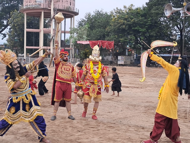 Shri Ram-Ravan battle will be staged in Dussehra ground from today ...