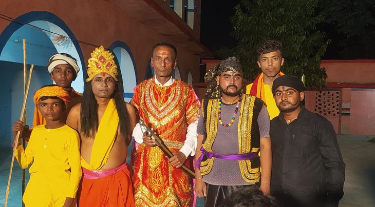 staging of the drama Devasur Sangram | देवासुर संग्राम नाटक का मंचन ...