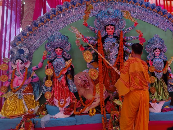 Rajasthan News, Durga Puja festival celebrated in full swing in Mahadev ...