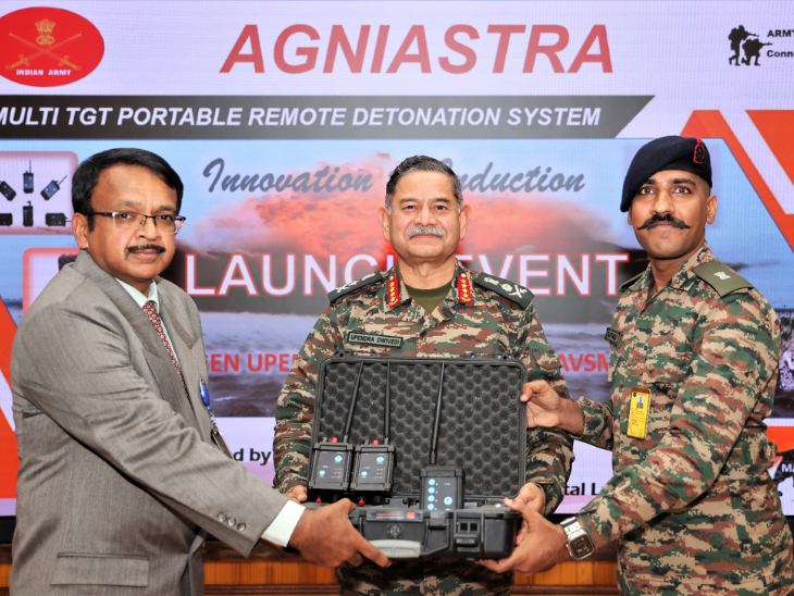 Army Chief launches Portable Multi-Target Detonation Device 'Agnistra ...