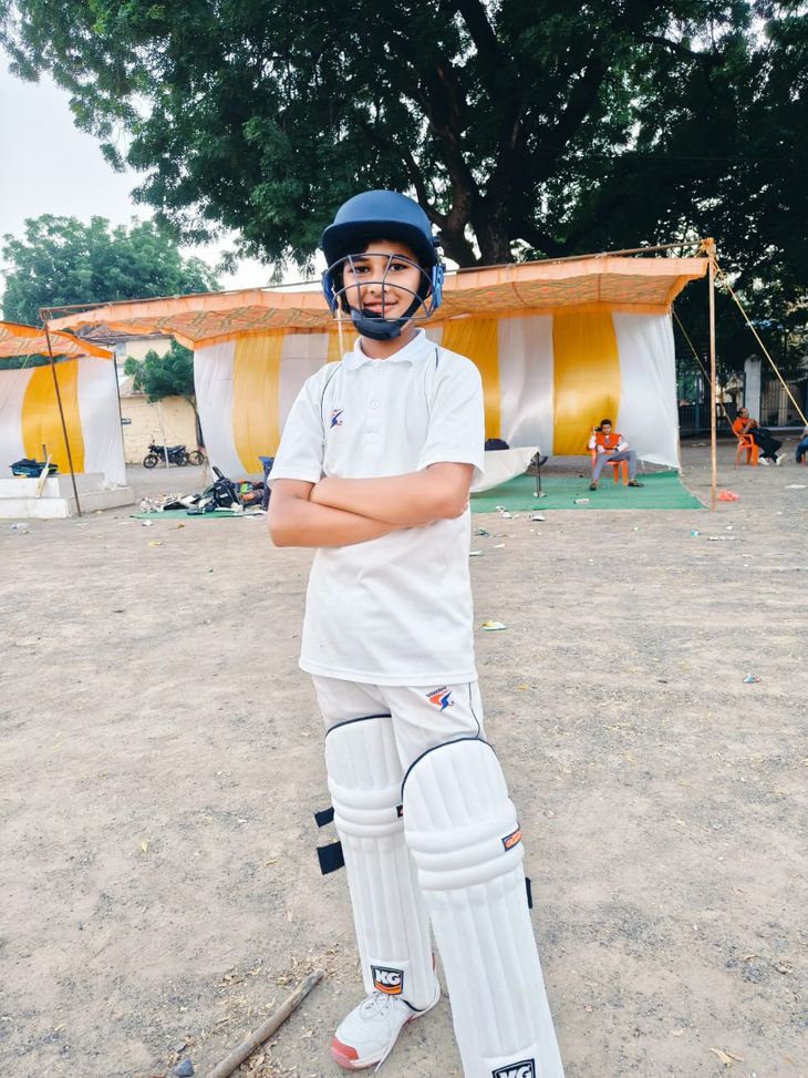 Student selected in state school cricket competition | छात्र का राज्य ...