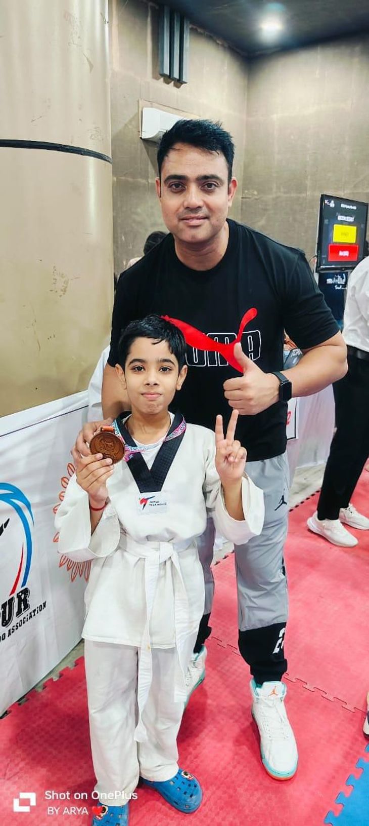Rakshit of Sikar won gold in state Taekwondo, Shaurya won silver | सीकर ...