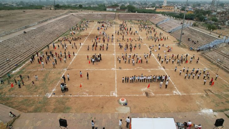Kaman: During Vijayadashami, RSS program was organized in Kamsen ...