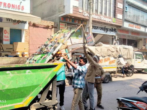 Haryana Action Against Encroachment in Rewari