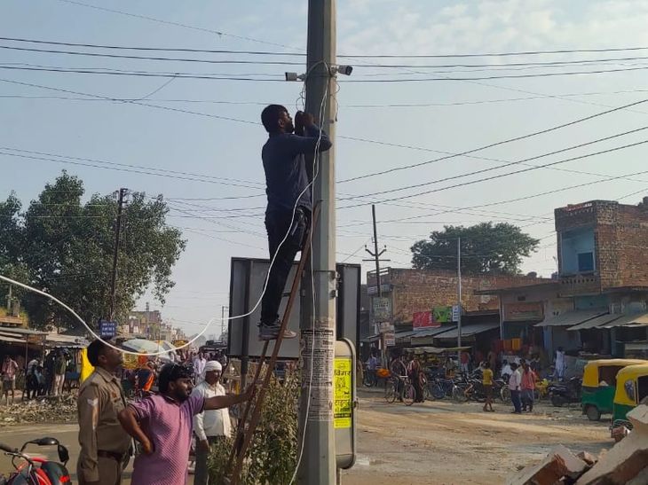 CCTV installed at the main intersections of Sakaldiha | सकलडीहा के ...