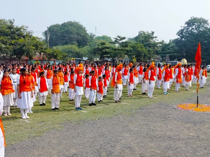 Durga Vahini's Shaurya Path Sanchalan for the first time in Kannaud ...