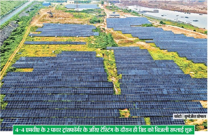 Ground mountain solar power plant is ready, 8 MW electricity will be ...