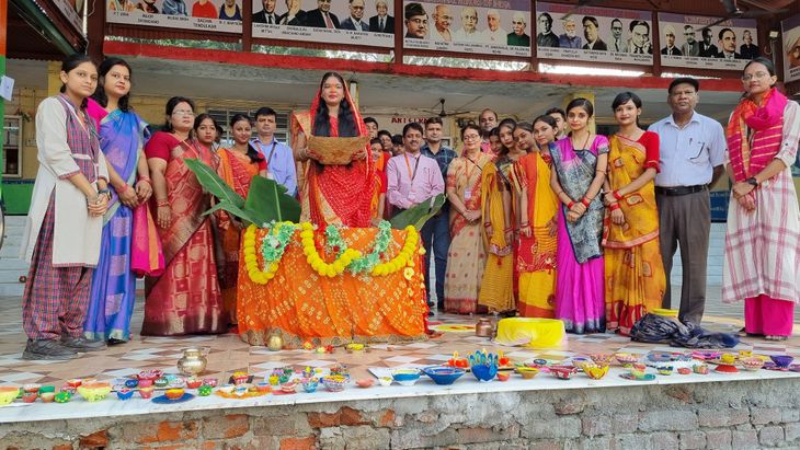 CCL DAV students mesmerized with their Chhath presentation | सीसीएल ...