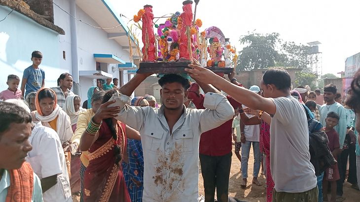 Gaura-Gauri worship and ritual immersion took place in every village ...