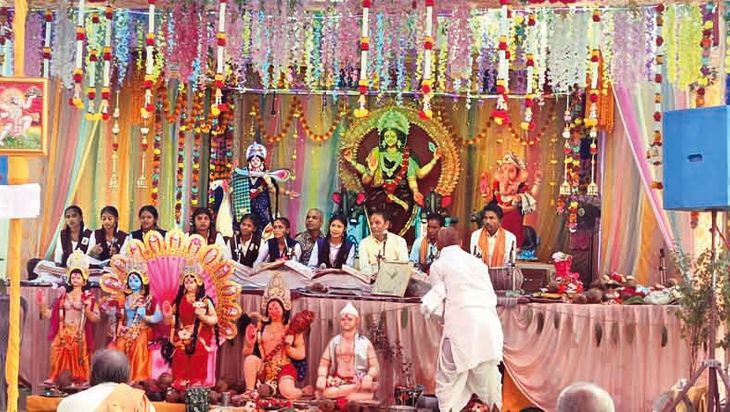 The power of pativrata dharam has been explained in Navdha Ramayana ...