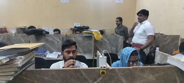 Inspection of the libraries running in the basement | बेसमेंट में चल ...