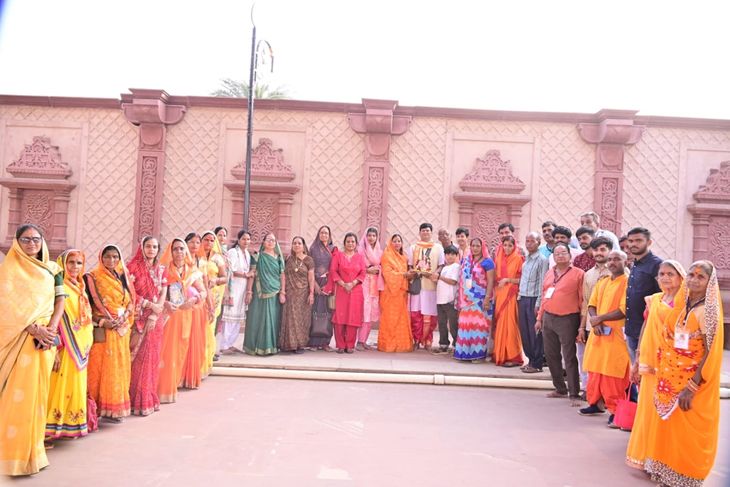 Pilgrims returned after visiting various pilgrimage sites including ...