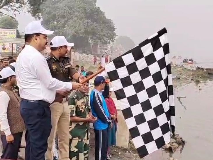 Farrukhabad: BSF's women river rafting team welcomed | फर्रुखाबाद ...