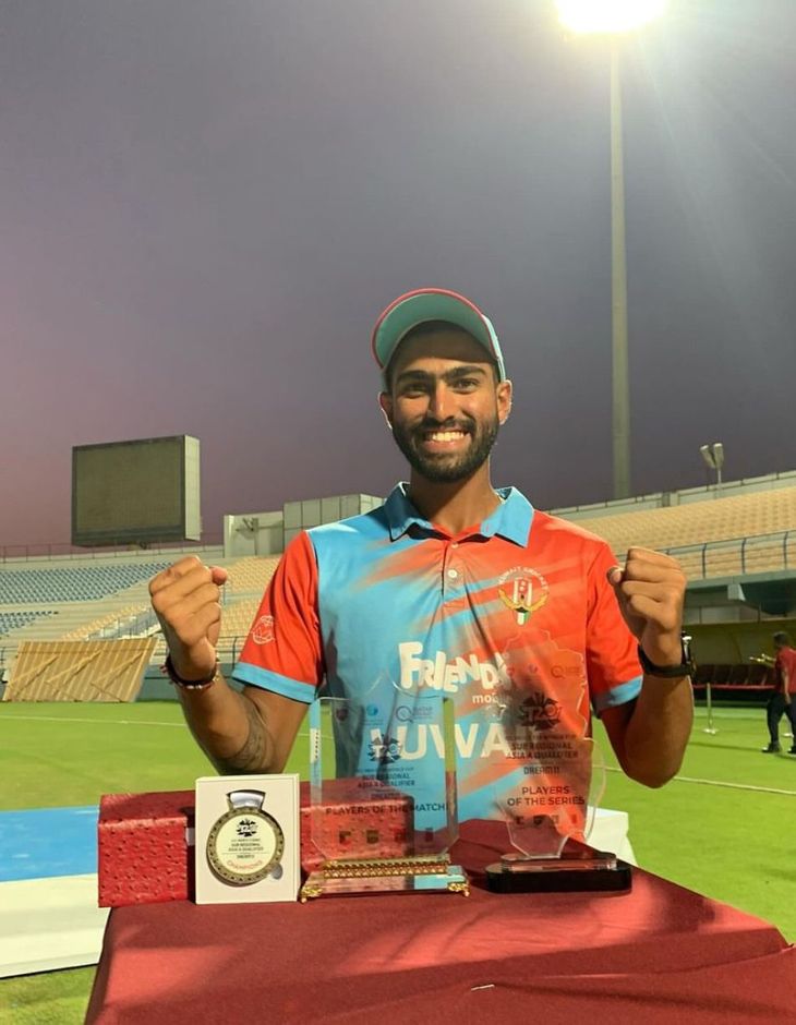 Meet Bhavsar, who scored 59 runs in 19 balls, was selected for the T-20 ...