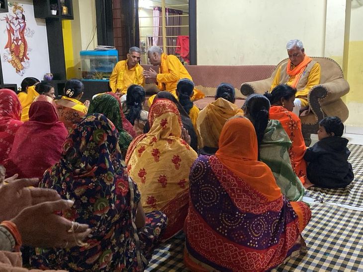 The devotees of the district camped in Mandideep | जिले के साधकों ने ...