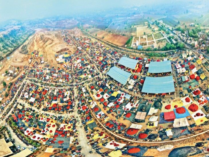 Asia's second largest red chilli market, red with Nimari chilli | मिर्च ...