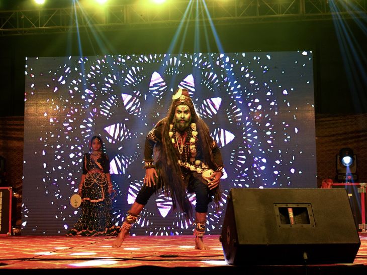 Presentation from Shiv Vivah to Shiv Tandava, the globe painted in ...