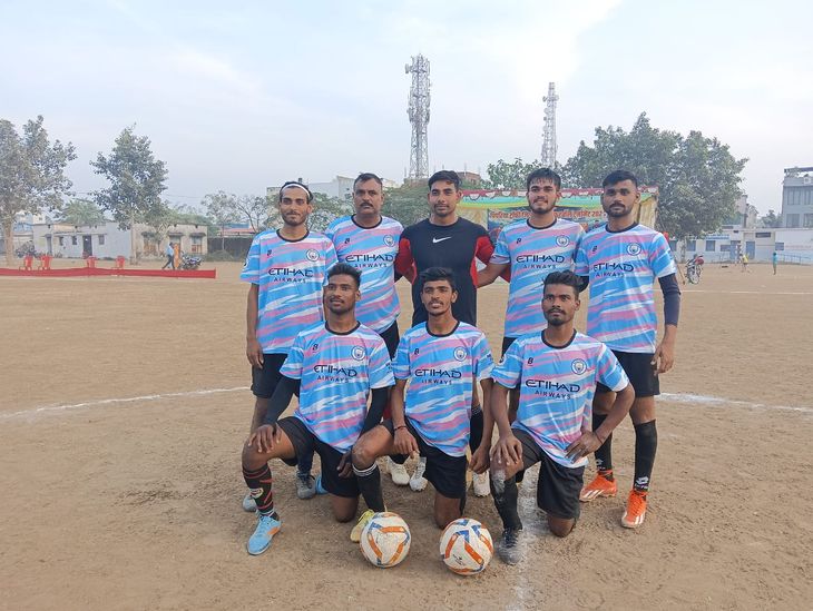 Semi-finals were played in district level football competition ...