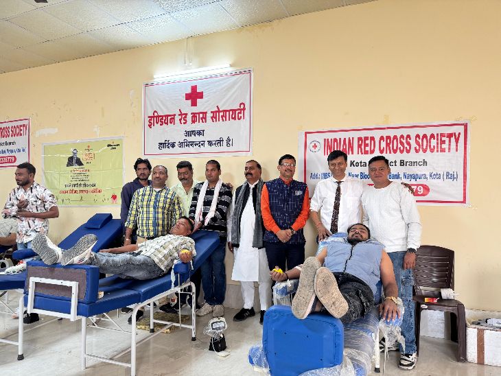 Rajasthan kota Blood donation camp in Kota on Ramesh ji's 80th birthday ...