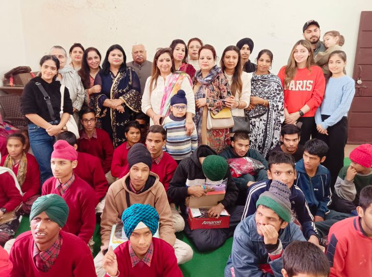 Blind children celebrated Guru Parv