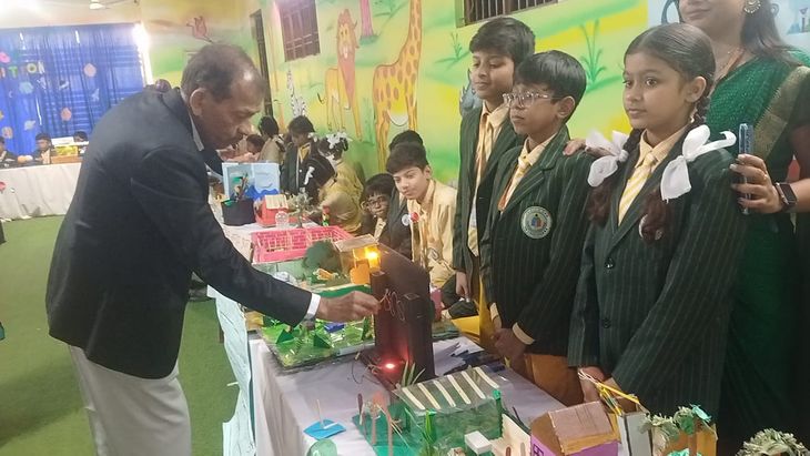Science exhibition organized in the premises of Junior DPS, talents ...