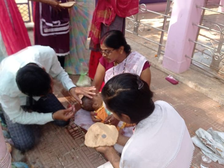 Muskan Sanstha performed the tonsure ceremony of three orphan children ...