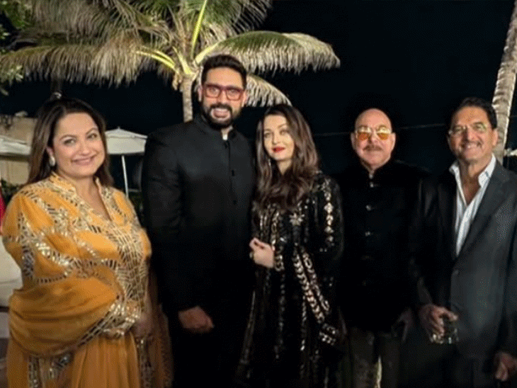 after a long time aishwarya abhishek attended a high-profile party together