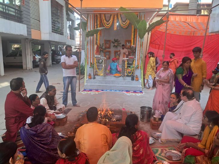 Shivling was consecrated in the newly built temple of Risali