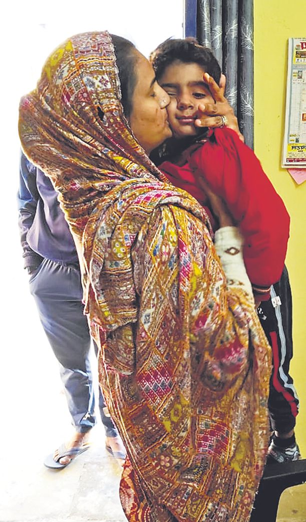 A five-year-old innocent was given a birthday gift by uniting him with ...
