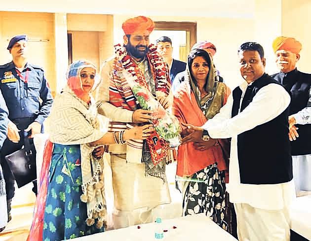 Mali Saini community welcomed the CM of Haryana | हरियाणा के सीएम का ...