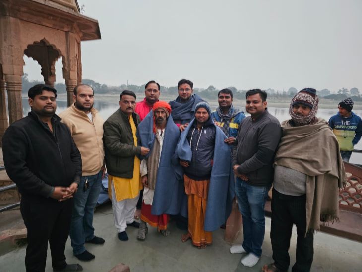 Chants of Yamuna Mata resonated at the Kailash Mandir Ghat