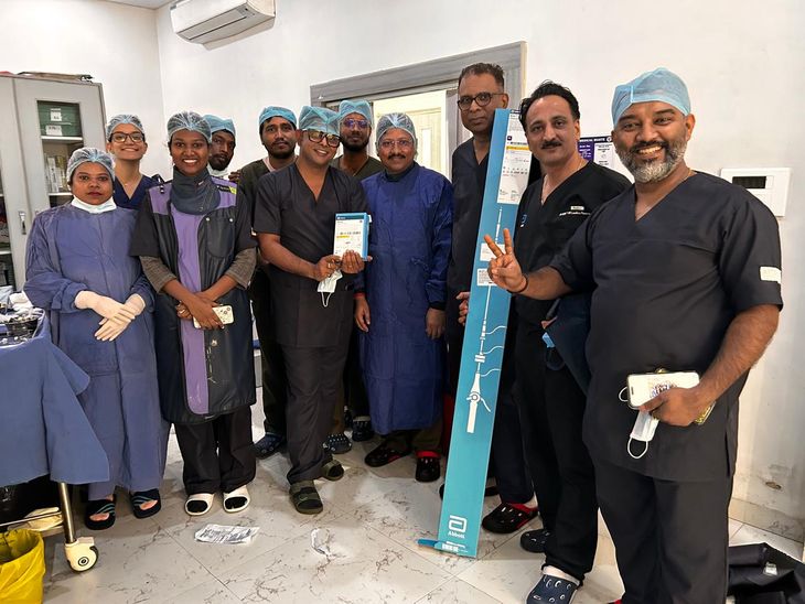 Capsule based wireless pacemaker implanted in an elderly person ...