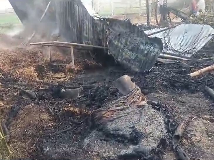 BUXAR NEWS, BIHAR NEWS, ACCIDENT NEWS, Fire broke out in a hut-like ...