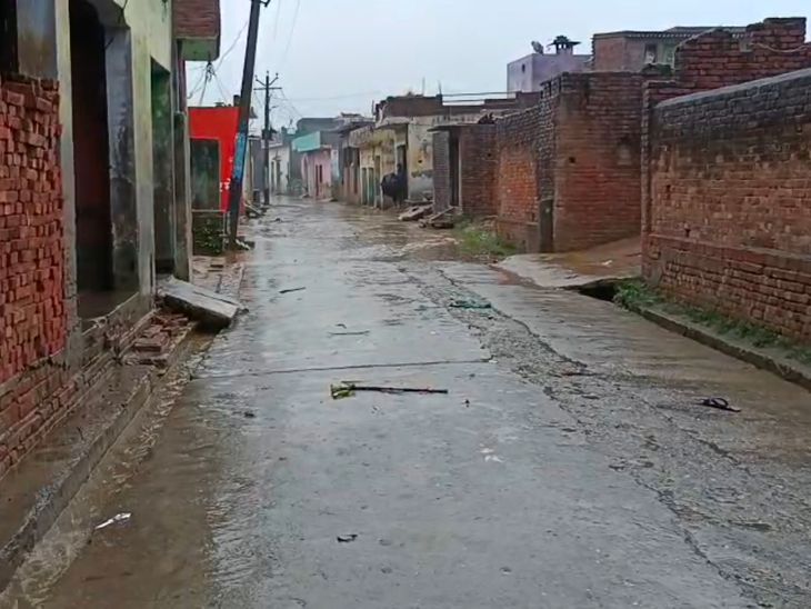 Weather changed with heavy rain in Bijnor