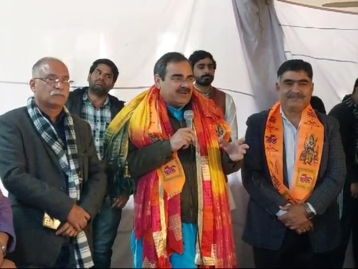 Faridabad Visit BJP State General Secretary Surendra Poonia | फरीदाबाद ...