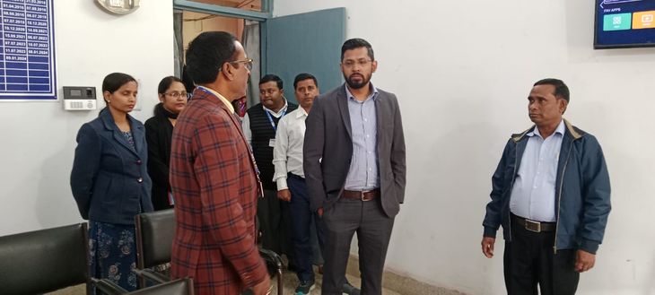 DM inspected the hostel