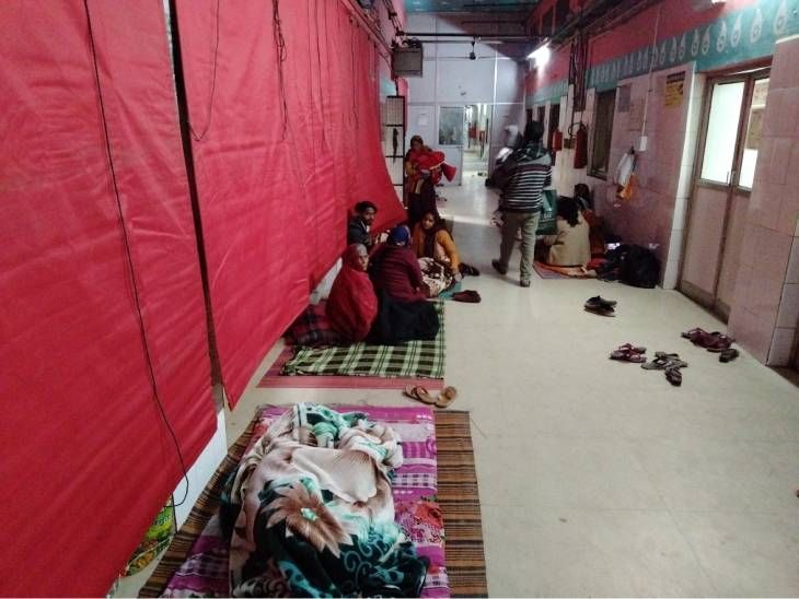 Arrangements for protection from cold in maternity ward of Hallet ...